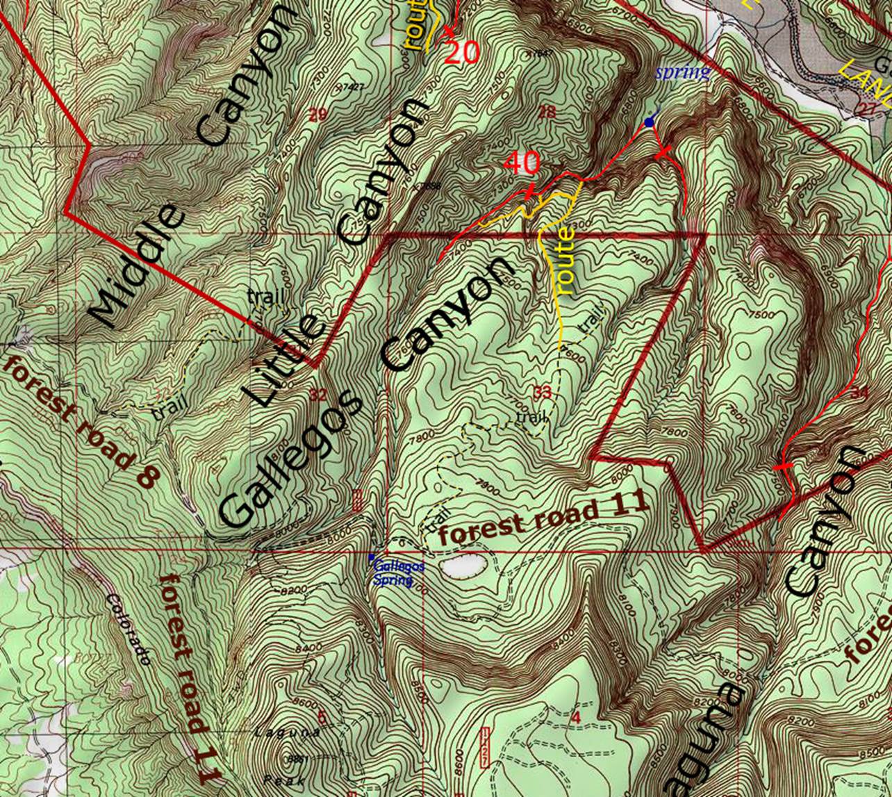 New Mexico Slot Canyons